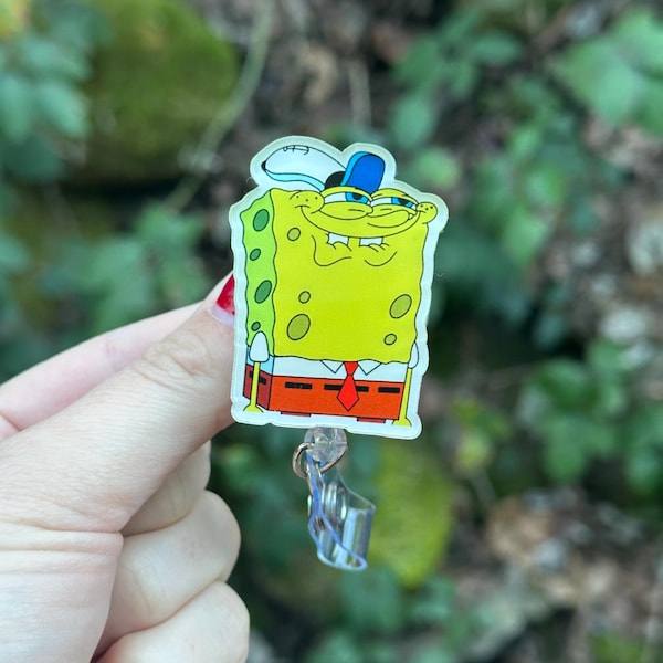 Spongebob and Patrick Badge Reel - Etsy