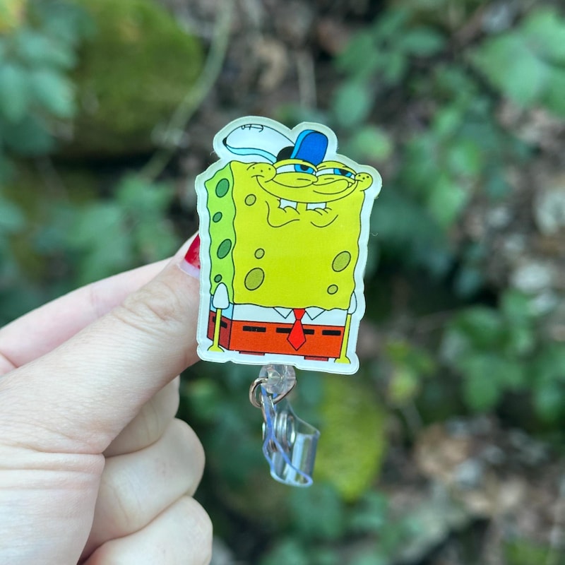 Spongebob and Patrick Badge Reel - Etsy