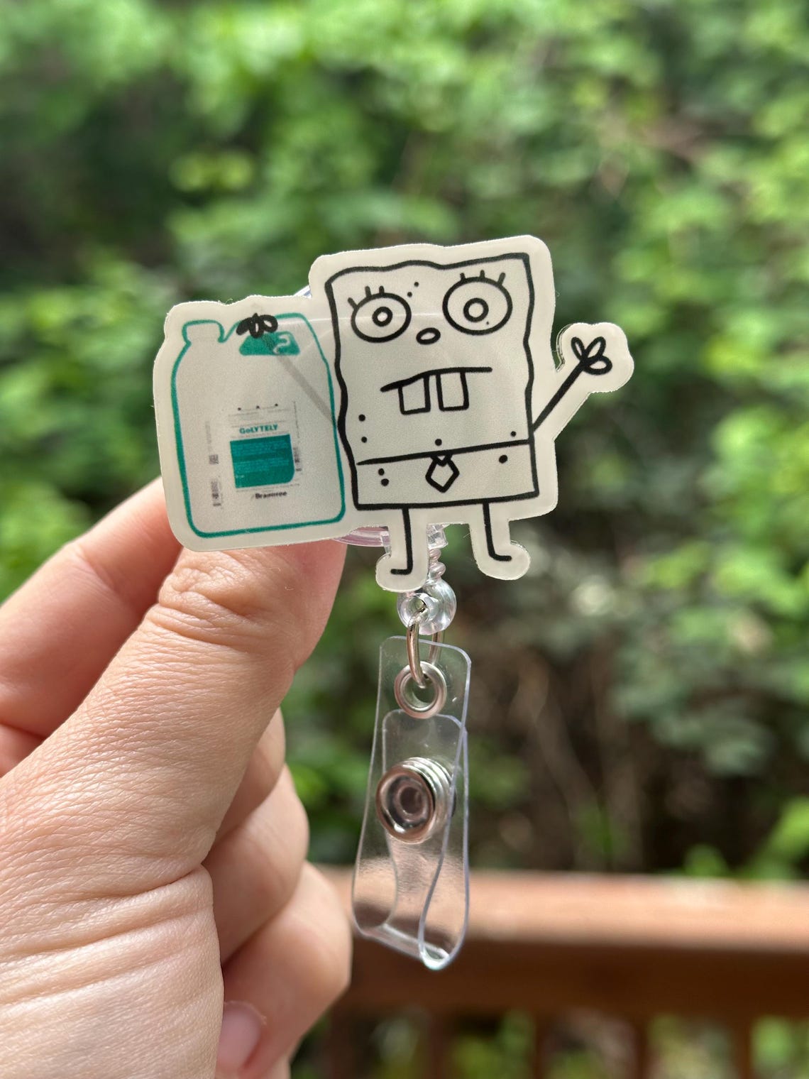 Doodle Bob Golytely Prep - Nurse Badge Reel, RN, MD, GI, Healthcare ...