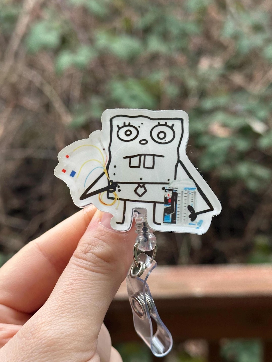 Doodle Bob Critical Care- ICU, Nurse Badge Reel, RN, MD, Swan Ganz ...