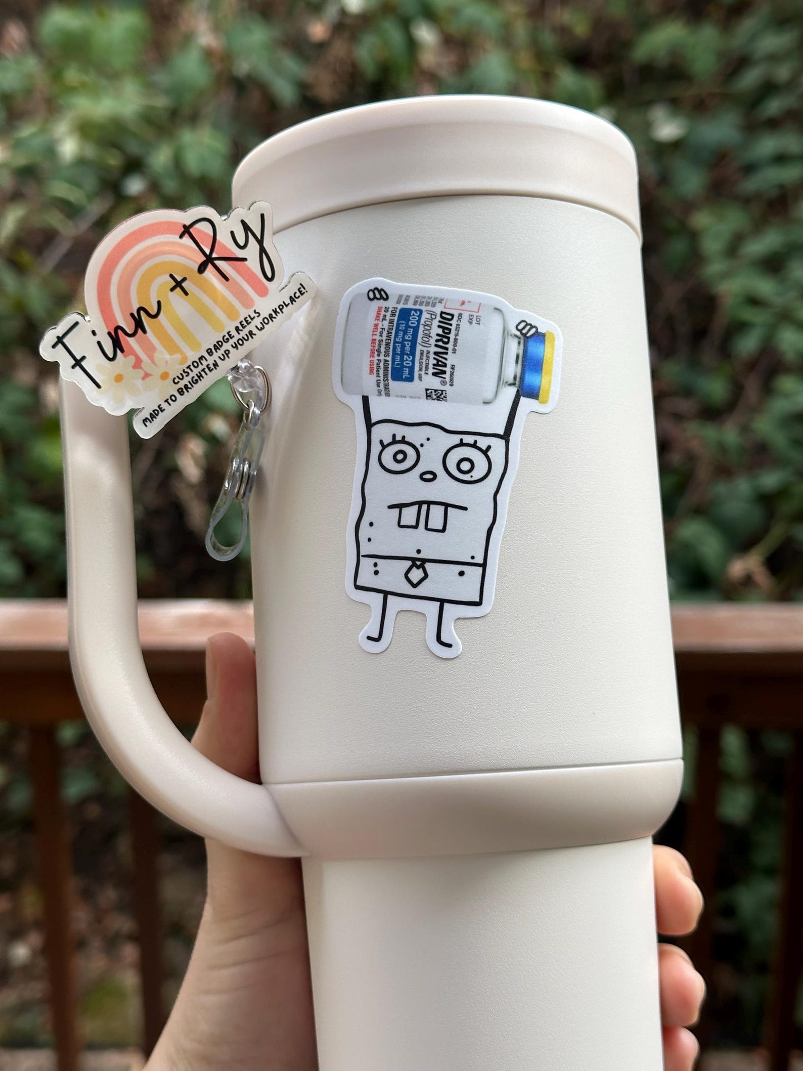 Cartoon Doodle-propofol Vinyl Sticker- Healthcare Decals - Etsy