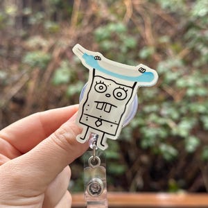 Cartoon Doodle Purewick -badge Reel - Etsy