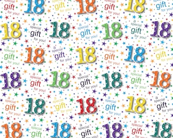 18th Wrapping Paper | Etsy UK
