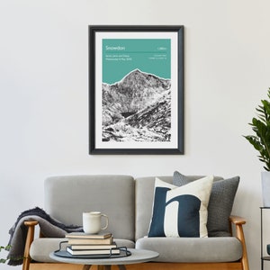 Snowdon Mountain/ Yr Wyddfa Art Print / Personalised Giclee Art Print ...
