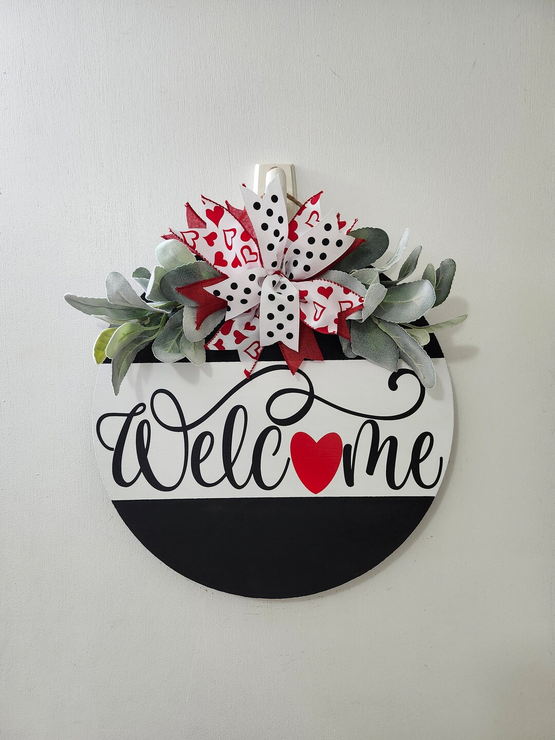 Welcome Front Door | Valentine Decor | Valentine Door Sign | Valentine ...