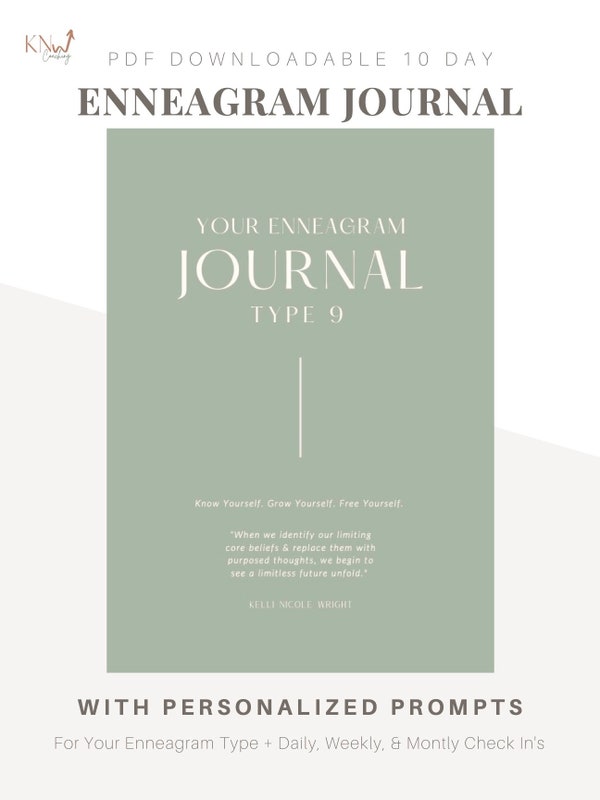 Enneagram Planner Enneagram Type Worksheets Enneagram Journal Prompts ...