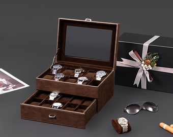 Real Leather Watch Case - Etsy