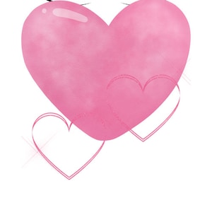 Individual Heart Images, Png, Svg Easy Bookmark, Download - Etsy