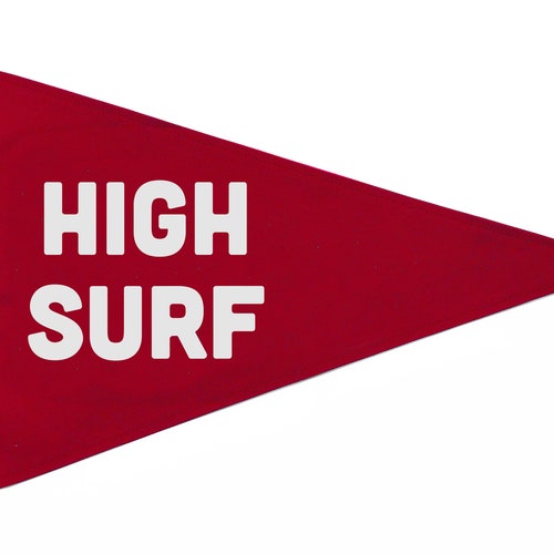 High Surf Beach Flag - Etsy