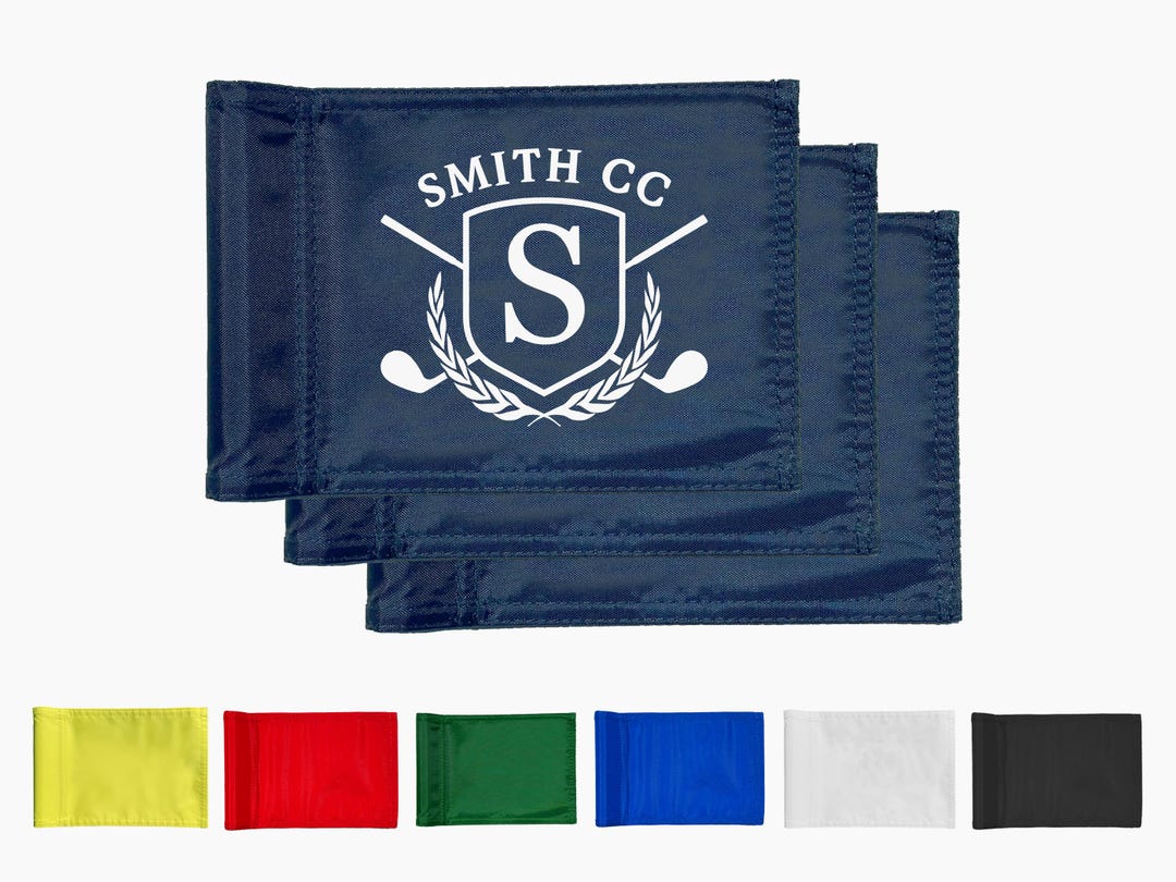 Multi-set - Custom Mini Golf Flag - 6" X 9" - Etsy