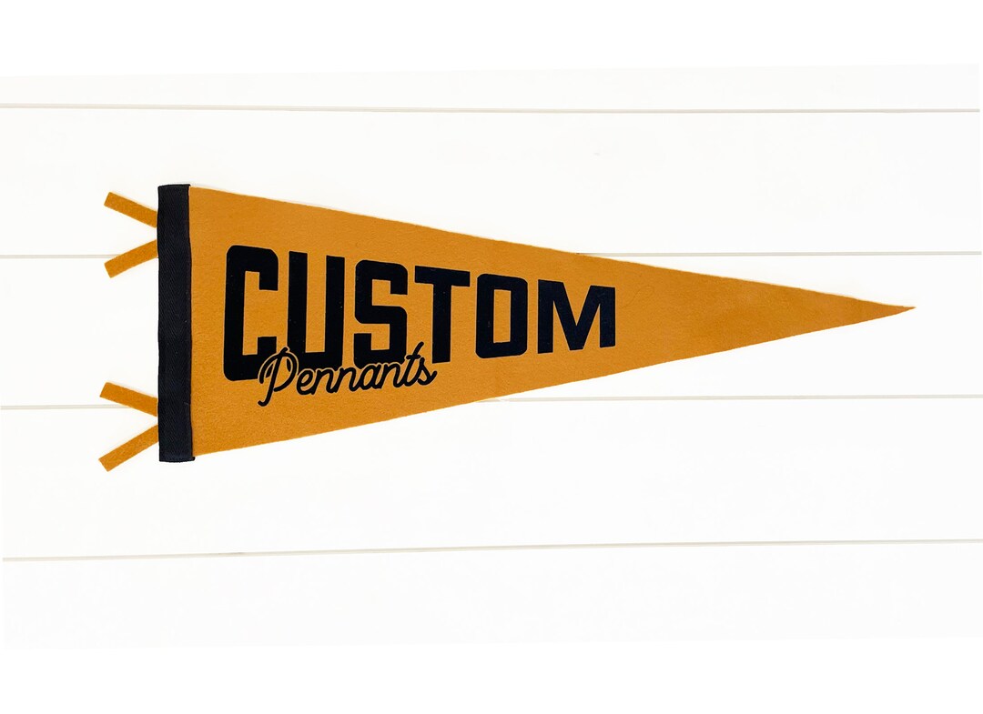 Custom Felt Pennant - Etsy