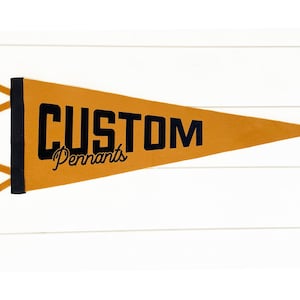 Custom Felt Pennant - Etsy