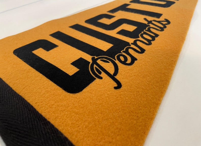 Custom Felt Pennant - Etsy