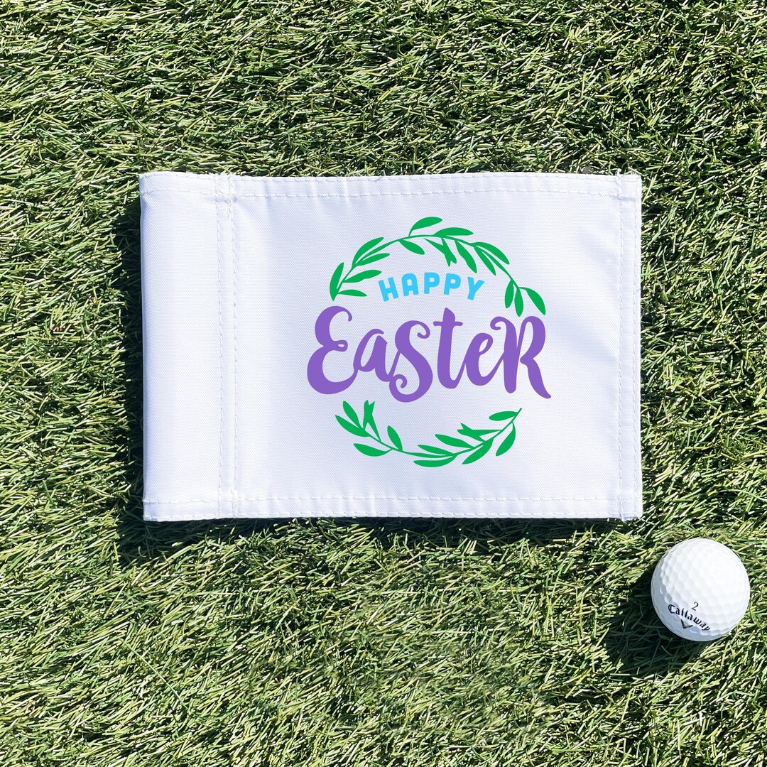 Easter Putting Green / Mini Golf Flag - 6" X 9" - Etsy
