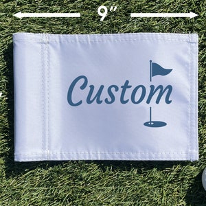 Multi-set - Custom Mini Golf Flag - 6" X 9" - Etsy