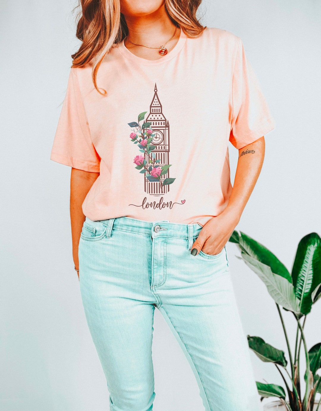London Big Ben Souvenir Shirt, London England T-shirt, London Gift ...