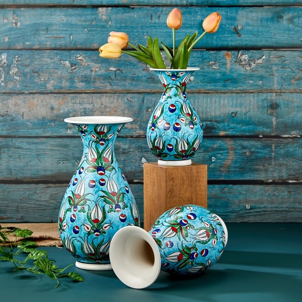 Ceramic Flower Vase - Etsy