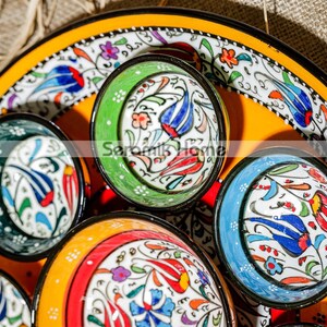Handmade Turkish Breakfast Set, Food Serving Bowl Set,colorful Ceramic ...