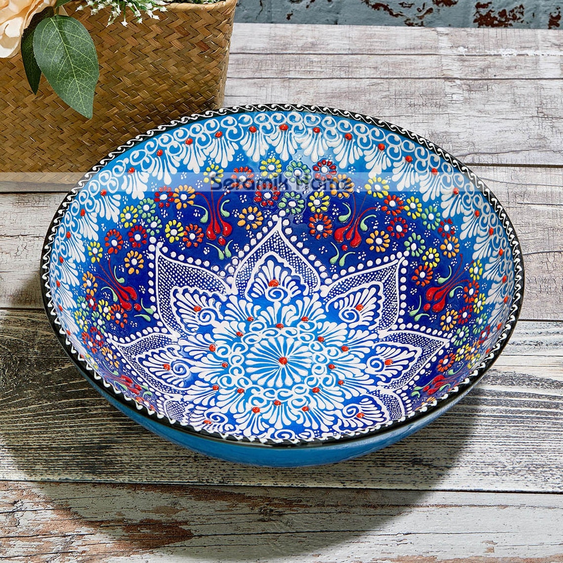 Multisize Large Ceramic Fruit Bowl Handmade Salad Bowl - Etsy