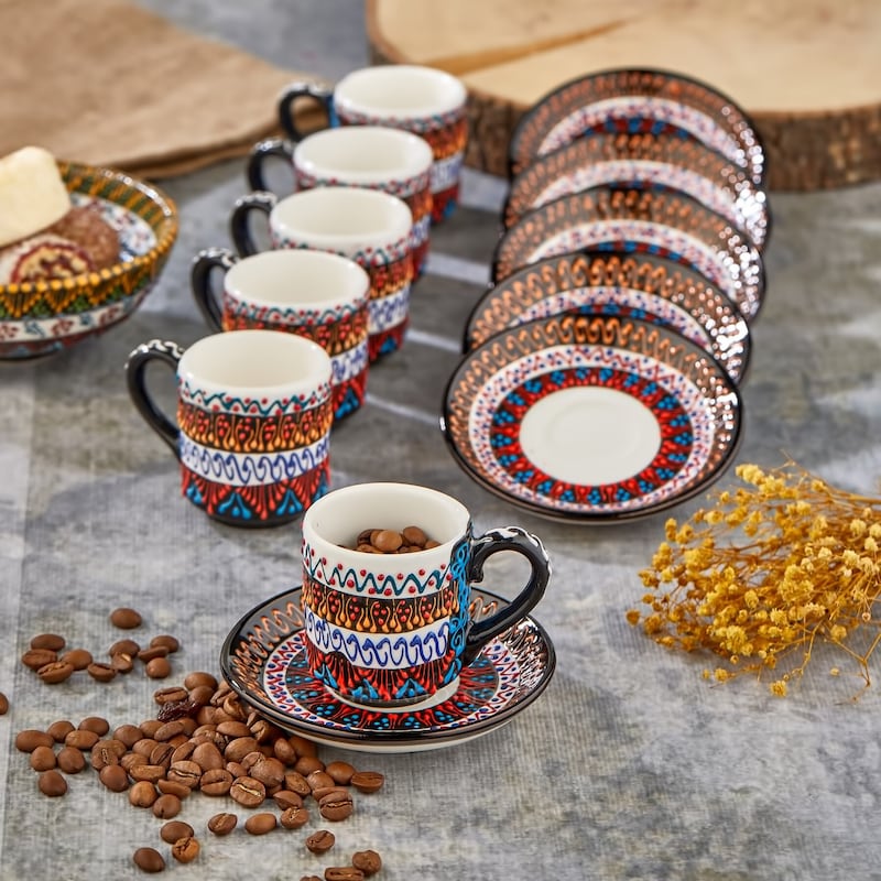 Arabic Coffee Cups Set - Etsy