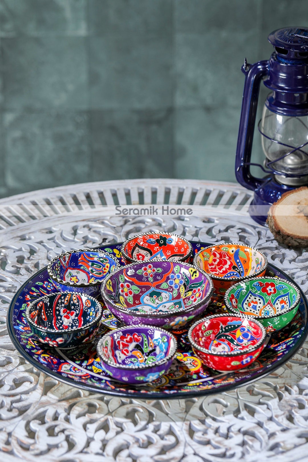Turkish Breakfast Set, Decorative Ceramic Bowl Set,handmade Turkish ...