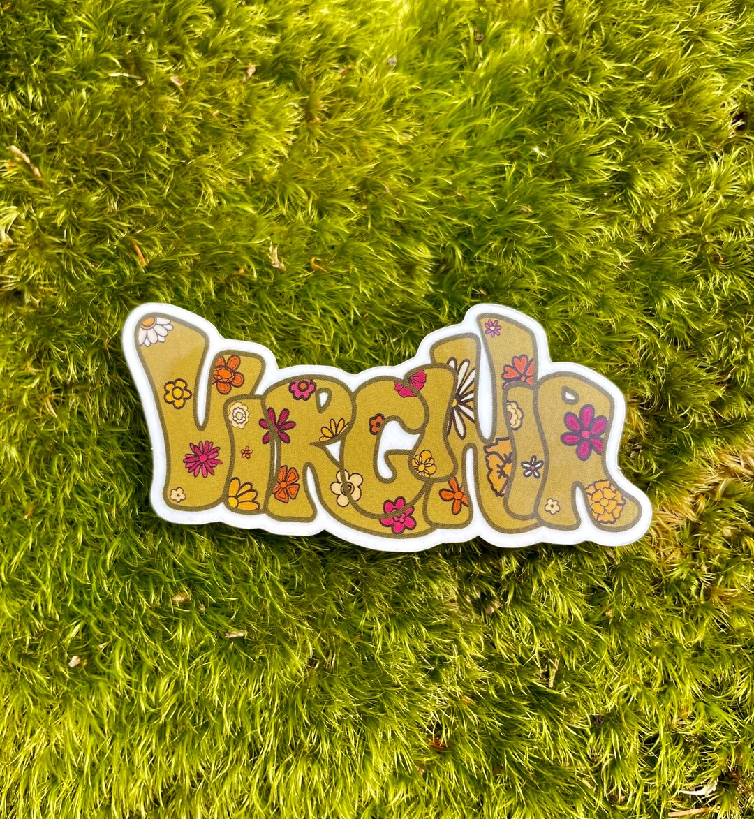 Virginia Vinyl Sticker, Virginia Sticker, Virginia Souvenirs, Virginia ...