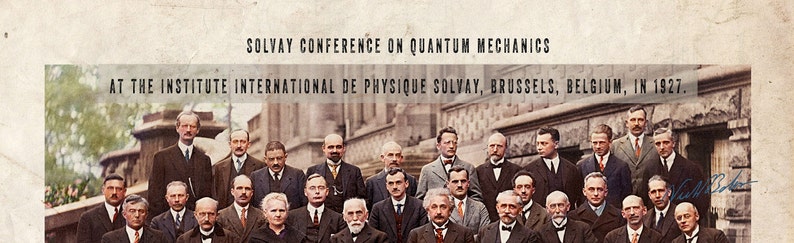 Solvay Conference World's Most Notable Physicists Albert - Etsy