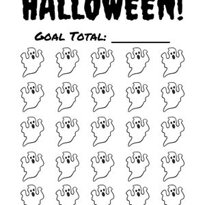 Halloween Savings Tracker (25 Icon) - Etsy