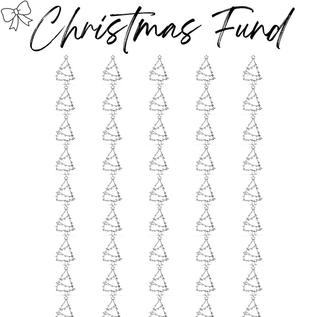 Christmas Fund Budget Printable - Etsy
