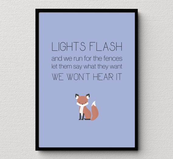 I Know Places Taylor Swift Lyric Wall Art Colorful Pastel | Etsy