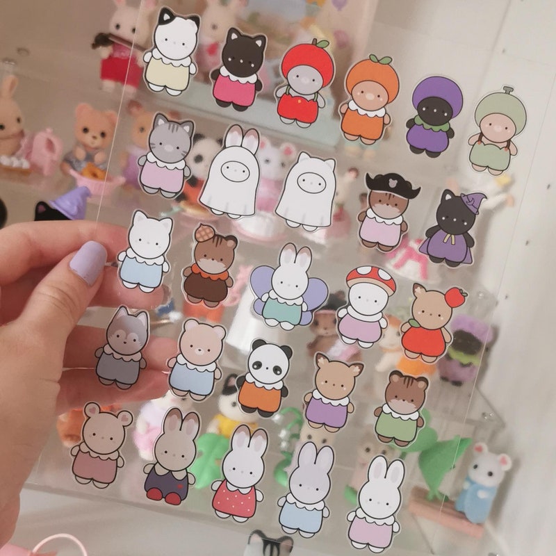 Sylvanian Families Stickers - Etsy