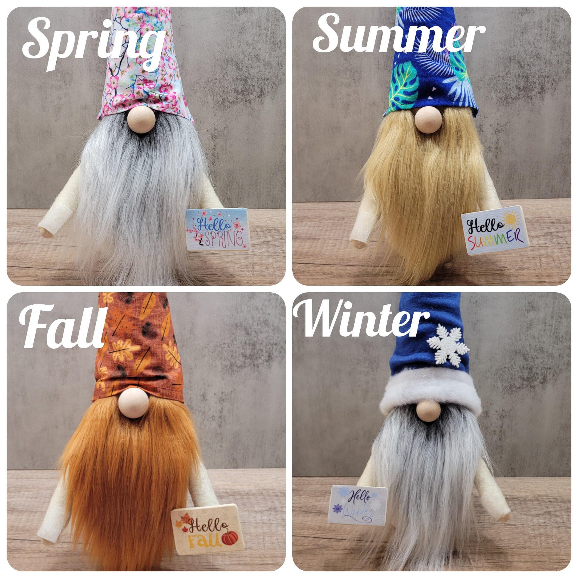 Seasonal Gnome Single Interchangeable - Etsy
