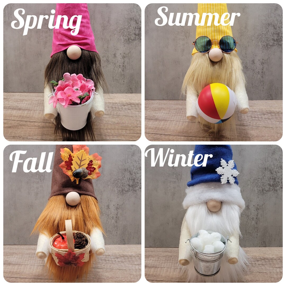 Seasonal Gnome - Single - Interchangeable - Etsy