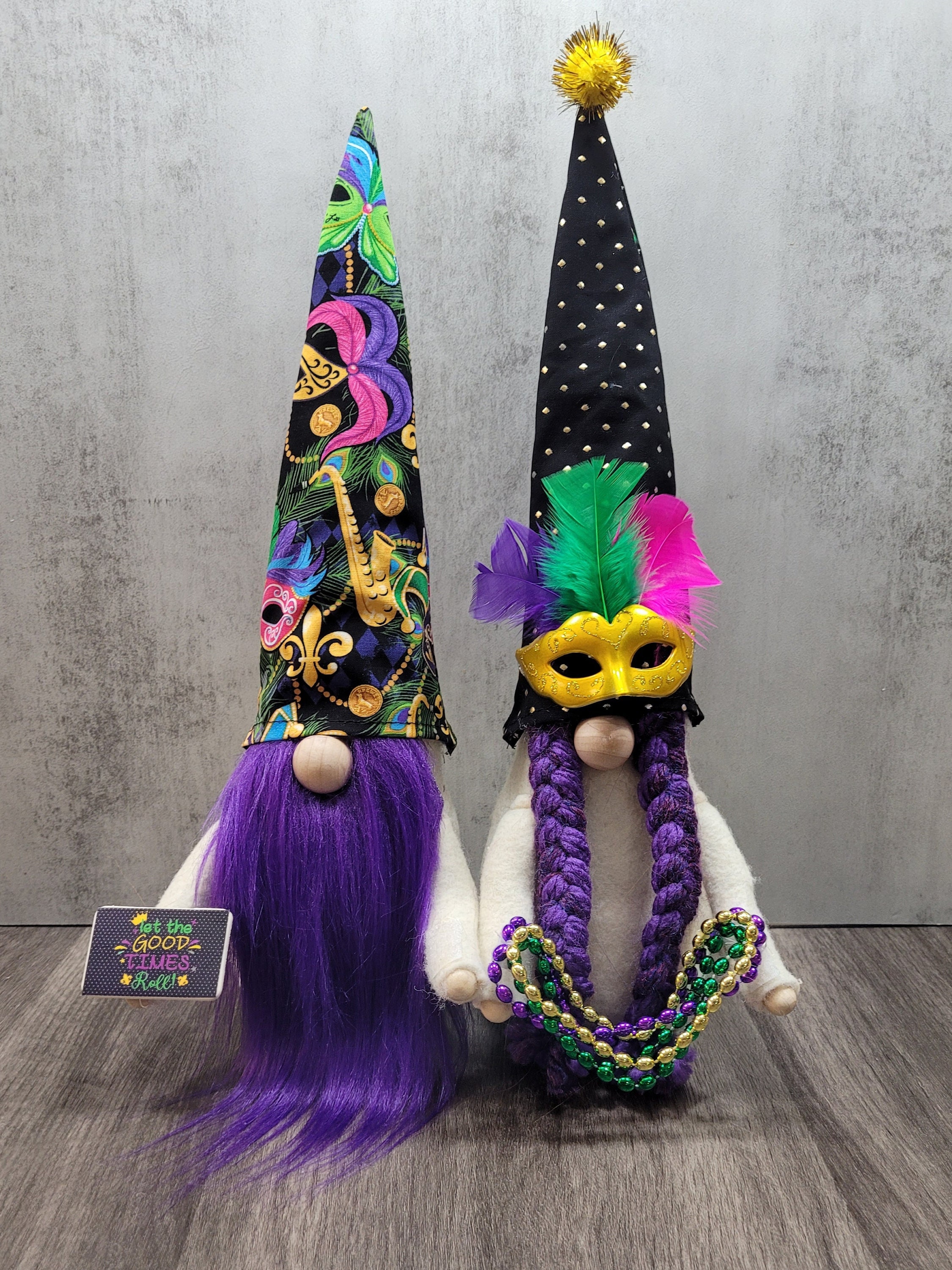 Mardi Gras Gnome Set Interchangeable | Etsy