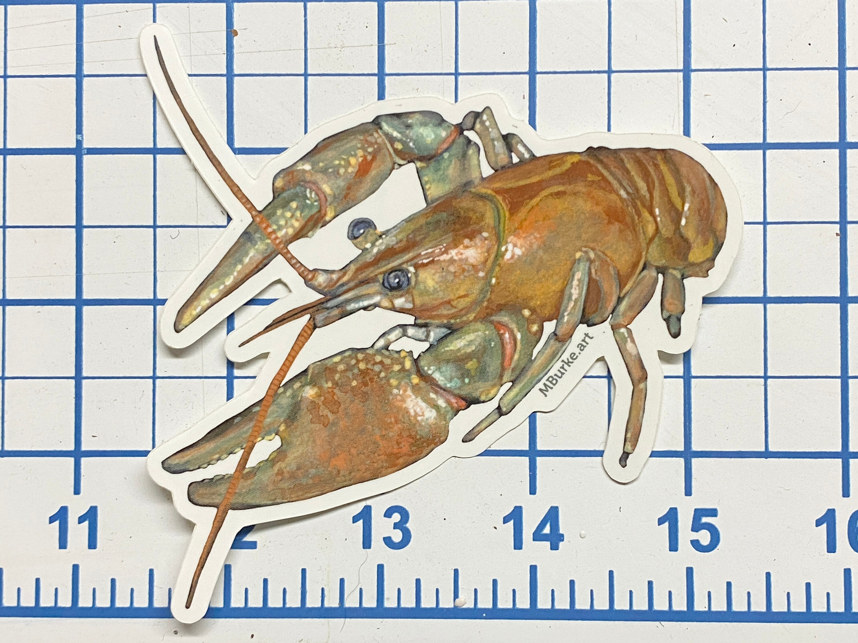 Crayfish Die-cut Vinyl Sticker - Etsy