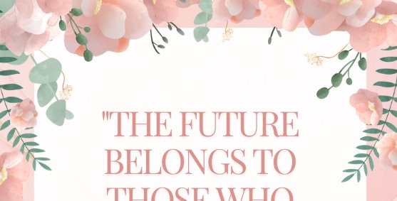 Floral Design Classroom Posters - Inspirational Quotes for Teachers - Etsy