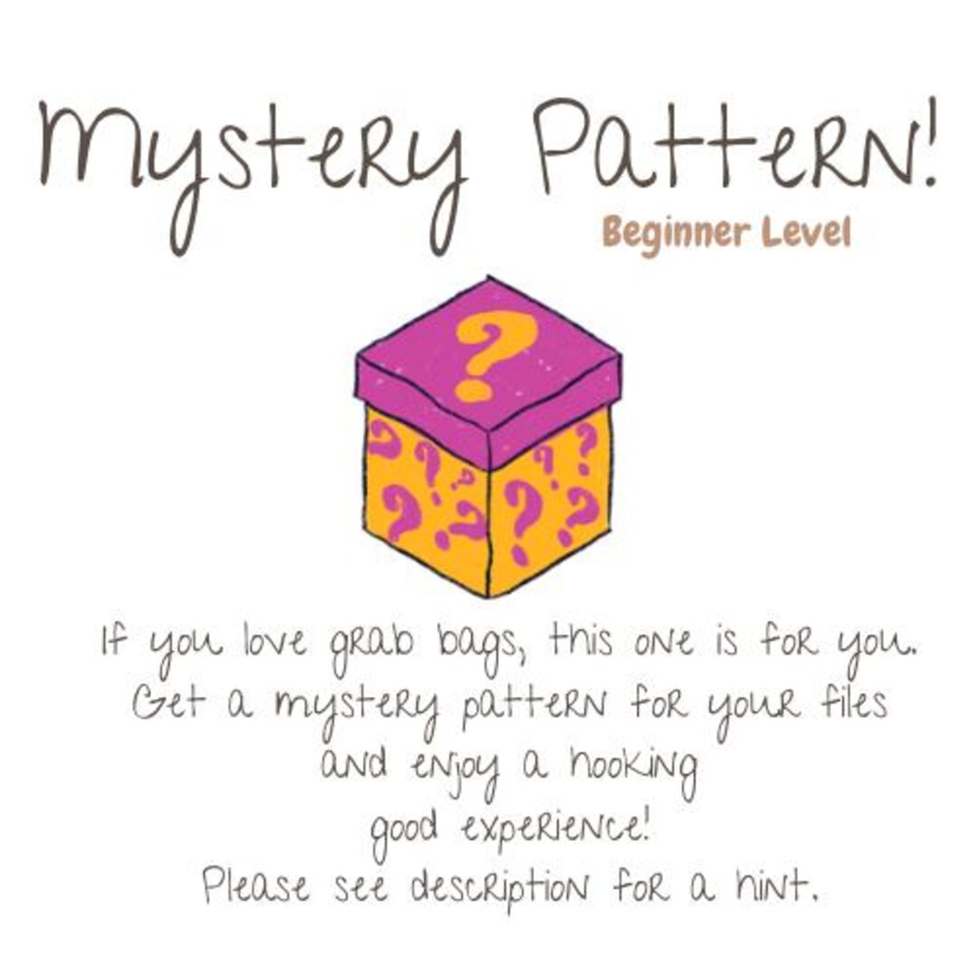 Mystery Crochet Pattern – Small, Sweet & Hookable! | Digital Crochet ...