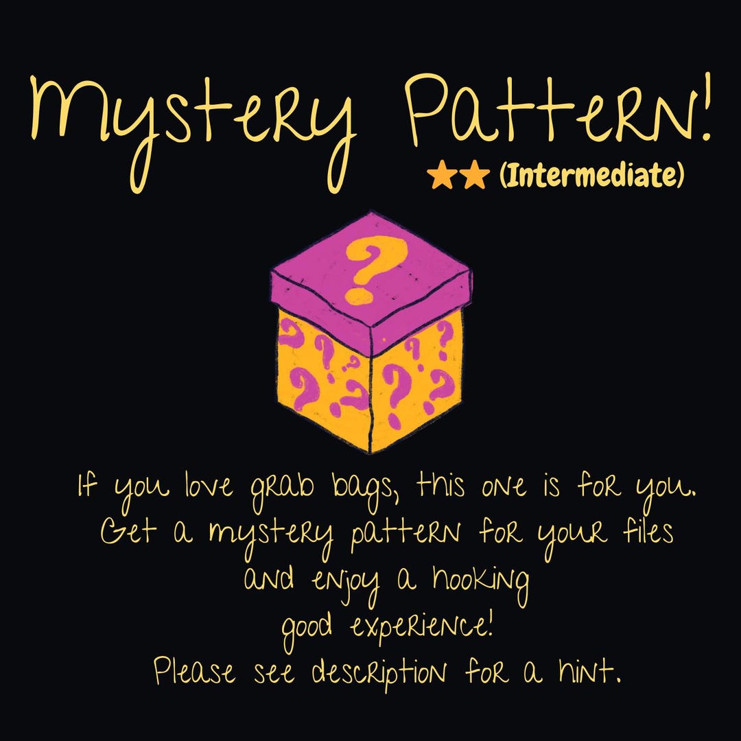 Mystery Crochet Pattern – Small, Sweet & Hookable! | Digital Crochet ...