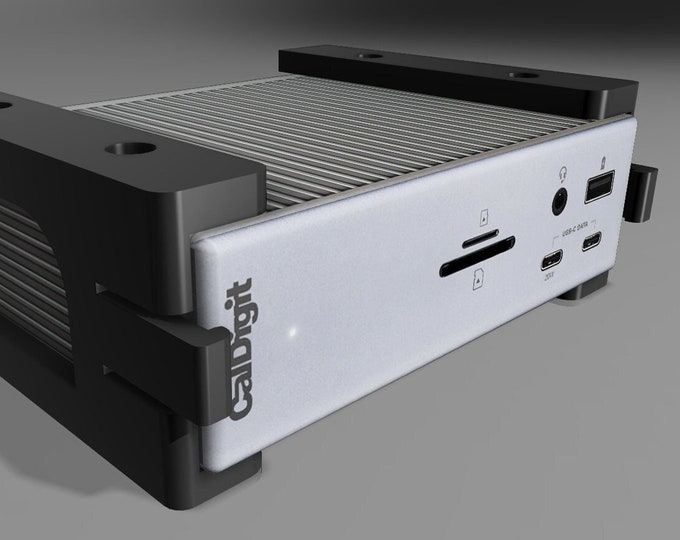 Under Desk or Wall Mount for Caldigit TS3 Plus Dock With Mounting ...