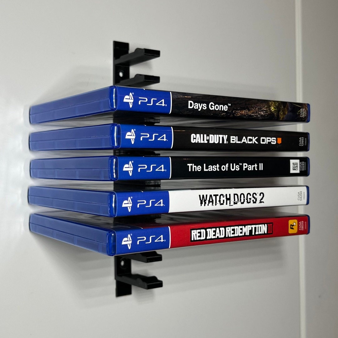 Games Holder for Playstation and Xbox Games | Wall Mount PS4 PS5 XBOX ...