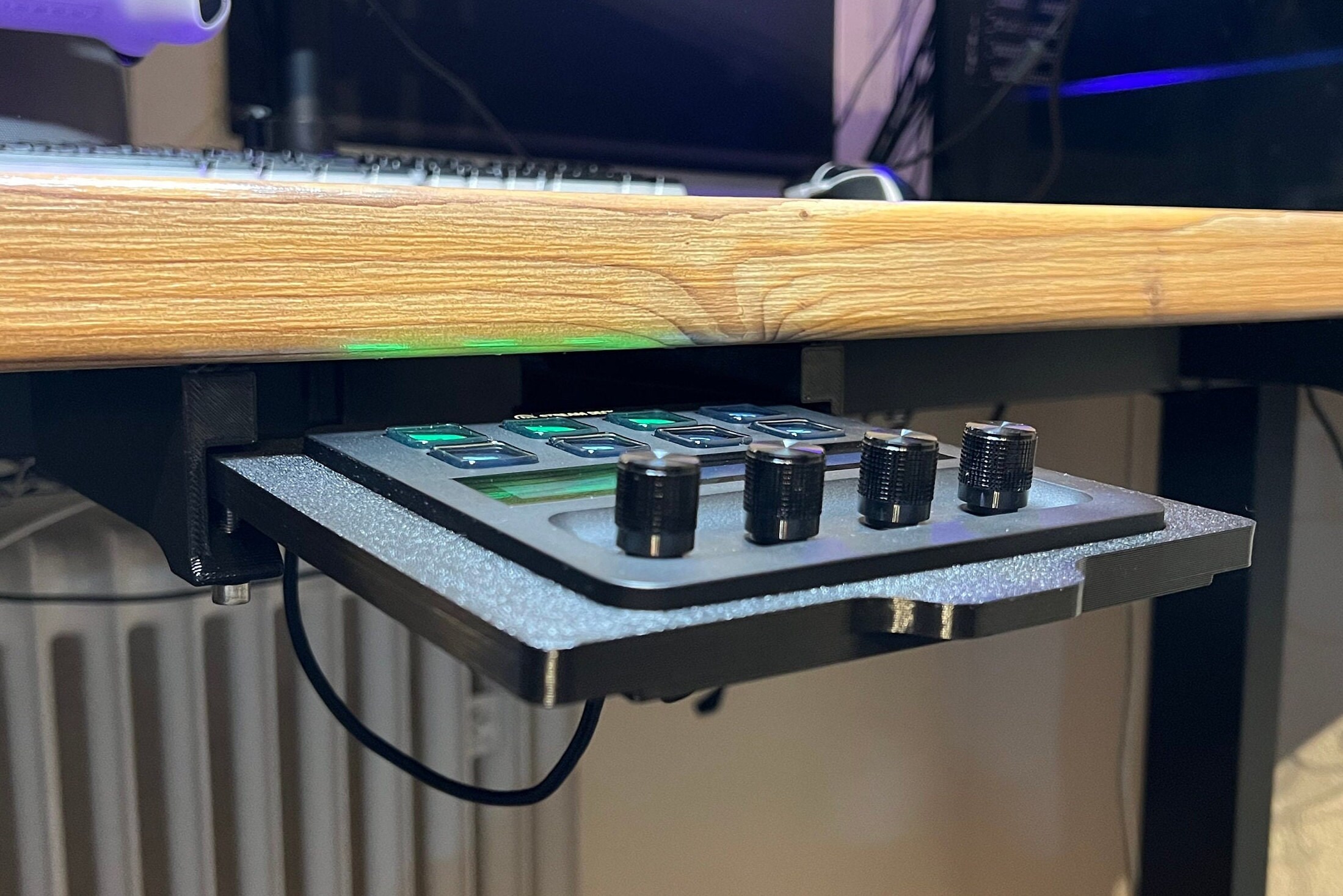 Stream Deck Plus Under Desk Mount for Elgato | Streamdeck Slide Out ...