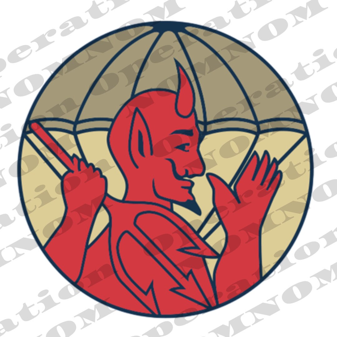 1-504 PIR Colored Logo| Devils in Baggy Pants| PNG| Picture - Etsy
