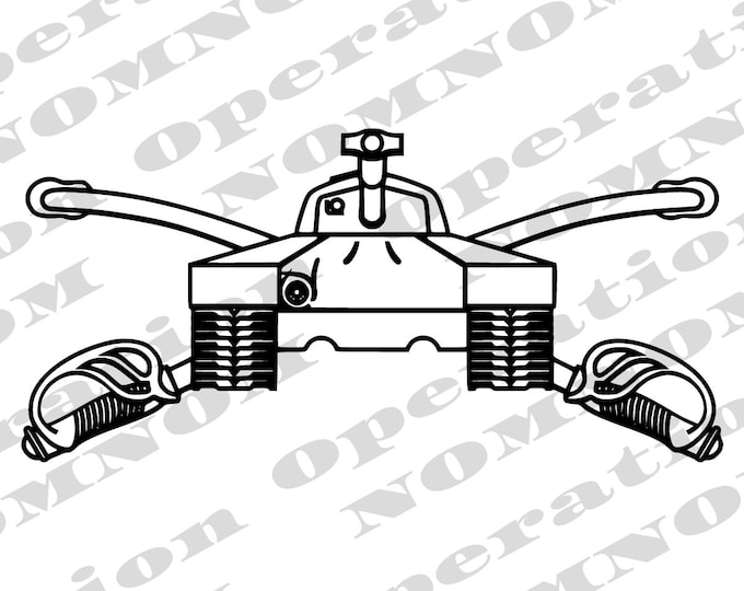 Armor Army Branch Insignia Vector SVG JPG PNG - Etsy