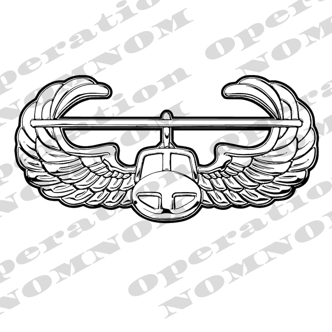 Army Air Assault Badge Vector PNG SVG JPG - Etsy