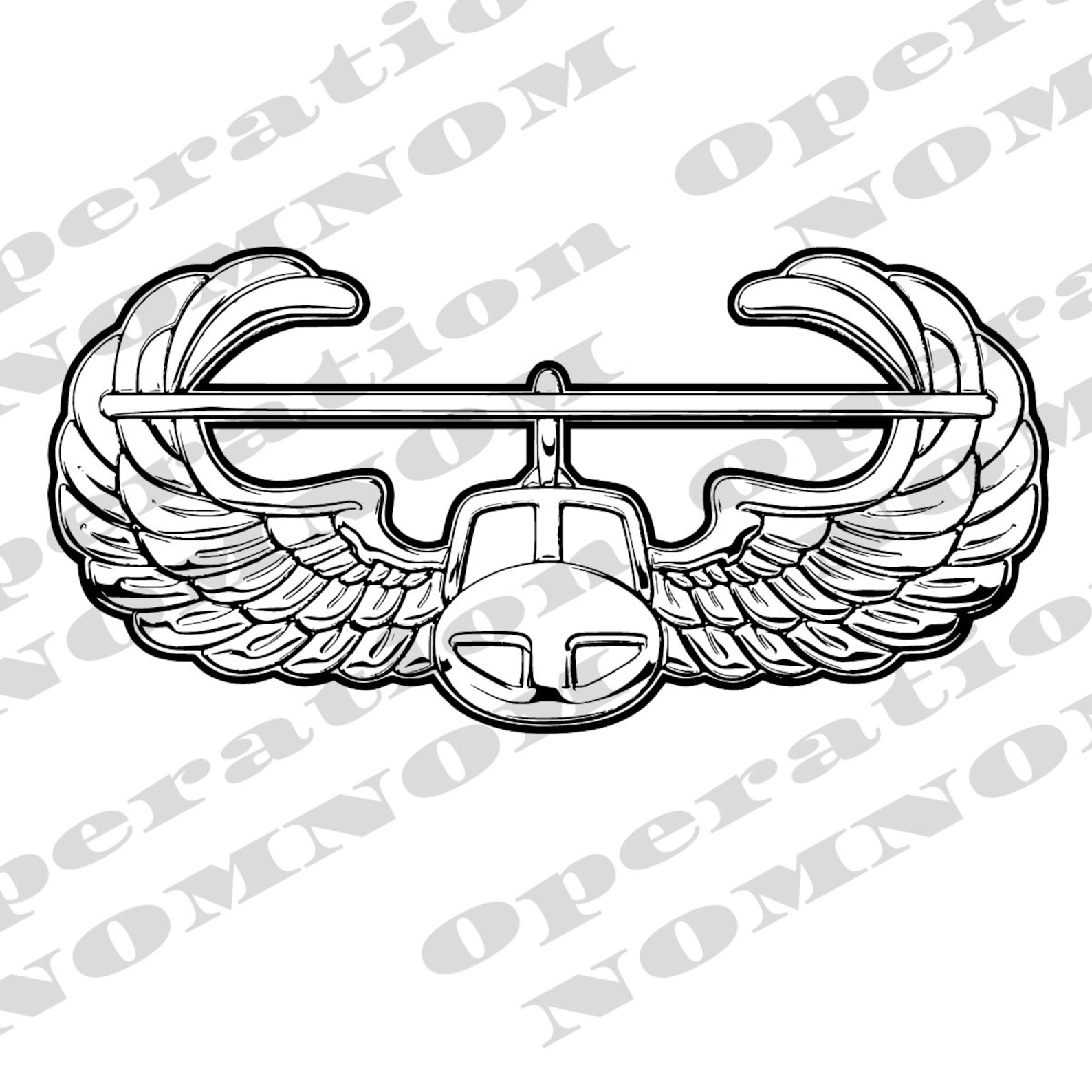 Army Air Assault Badge Vector PNG SVG JPG - Etsy