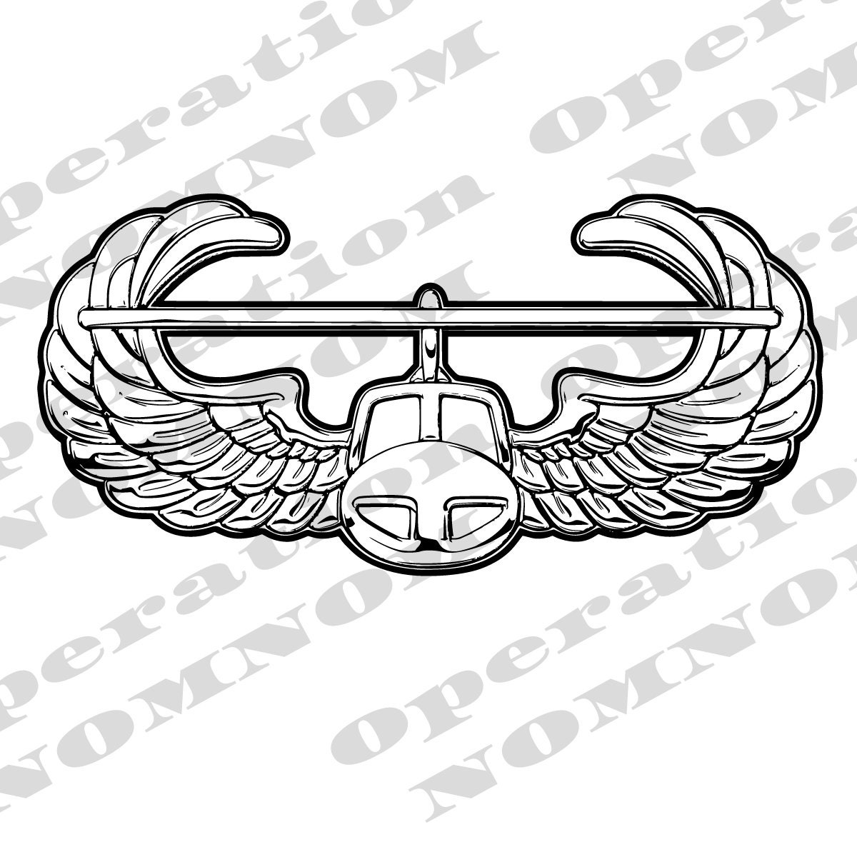 Army Air Assault Badge Vector Png Svg Etsy