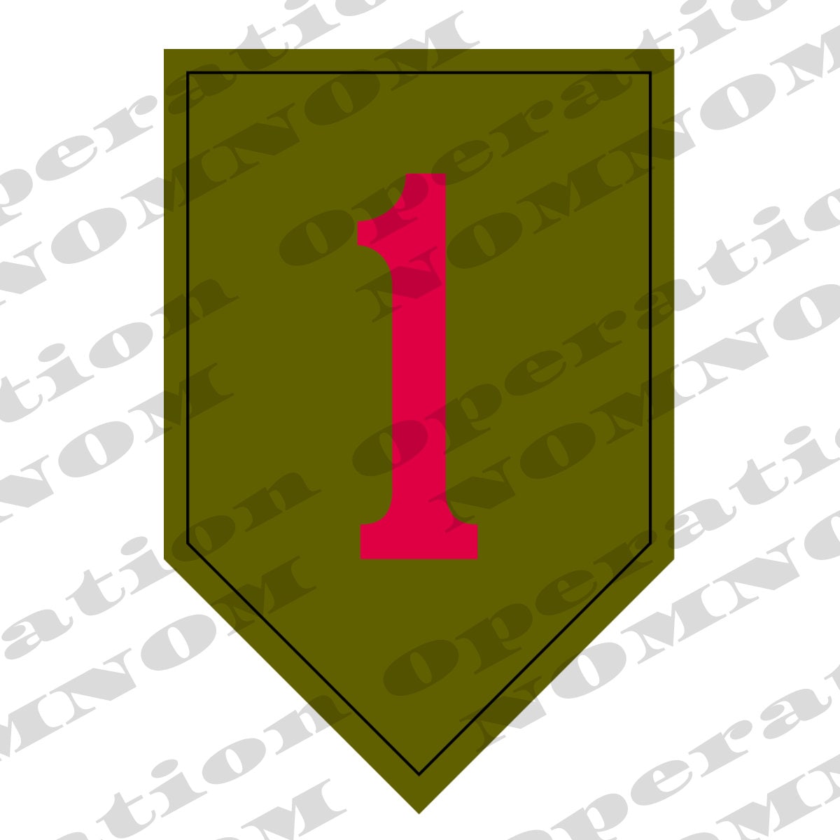 1st Infantry Division Army Patch SVG PNG JPG - Etsy