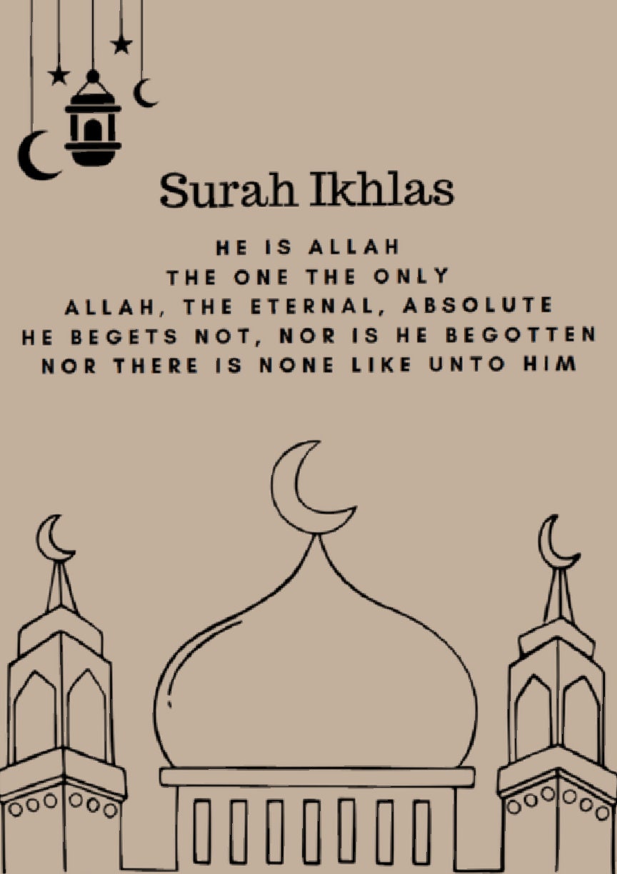 Surah Ikhlas Poster