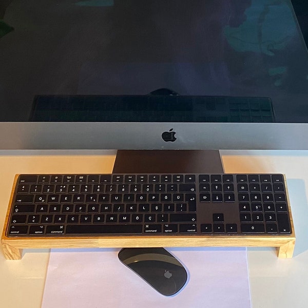 Wood Keyboard Stand - Etsy