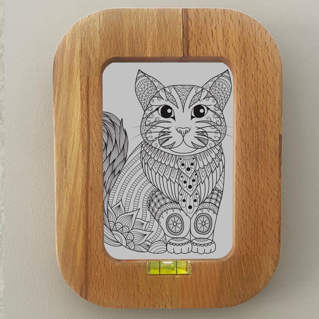 One Piece Wood Frame 10x15 With Bubble Level Unique Special Design ...